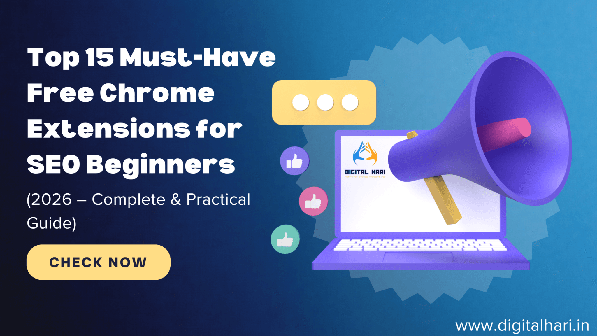 Top 15 Free Chrome SEO Extensions for Beginners (2026 Guide) | Digital Hari